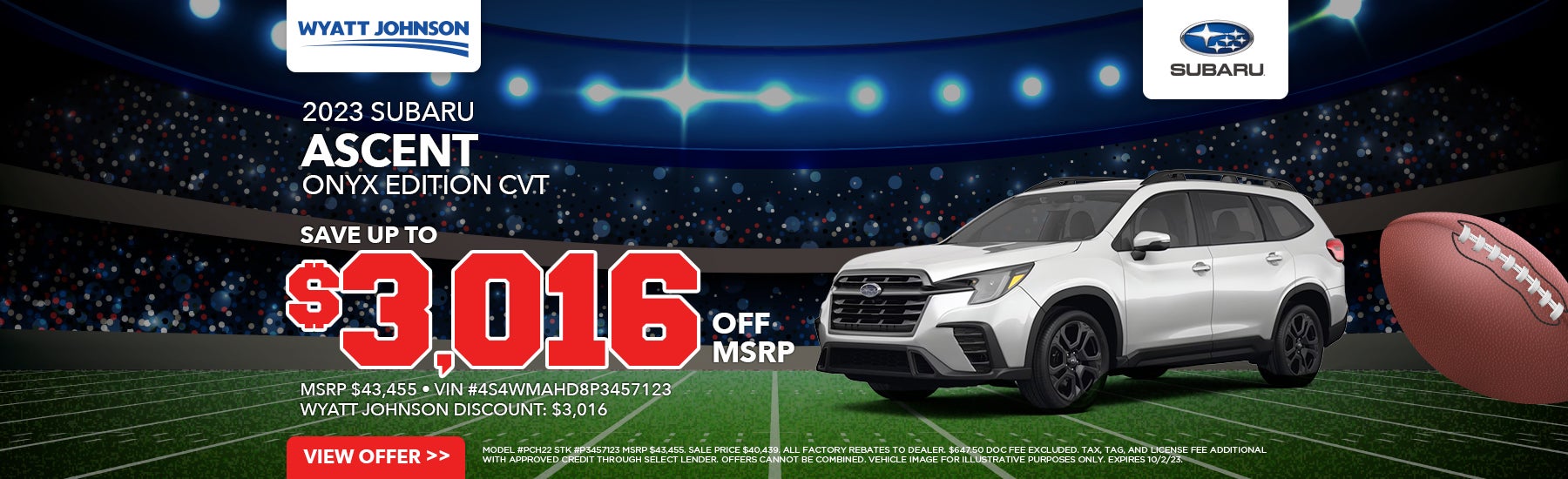 Wyatt Johnson Subaru | New and Used Subaru Dealership | Near Nashville